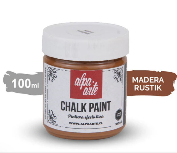 Chalk Paint Pintura Tiza 100 ml - MADERA RUSTIK - Küwü Art
